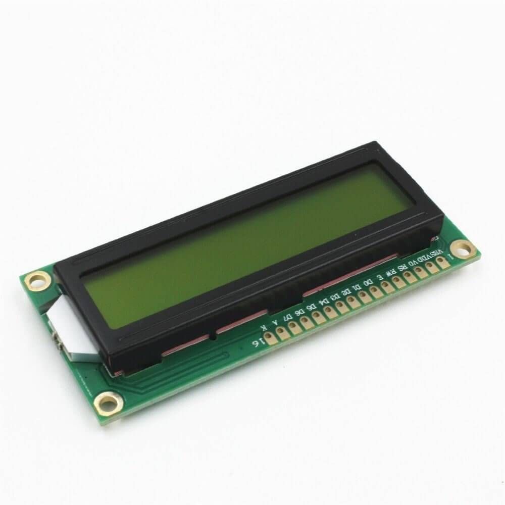 Display Lcd 16x2 Backlight Verde Para Projeto Arduino Raspberry Pic