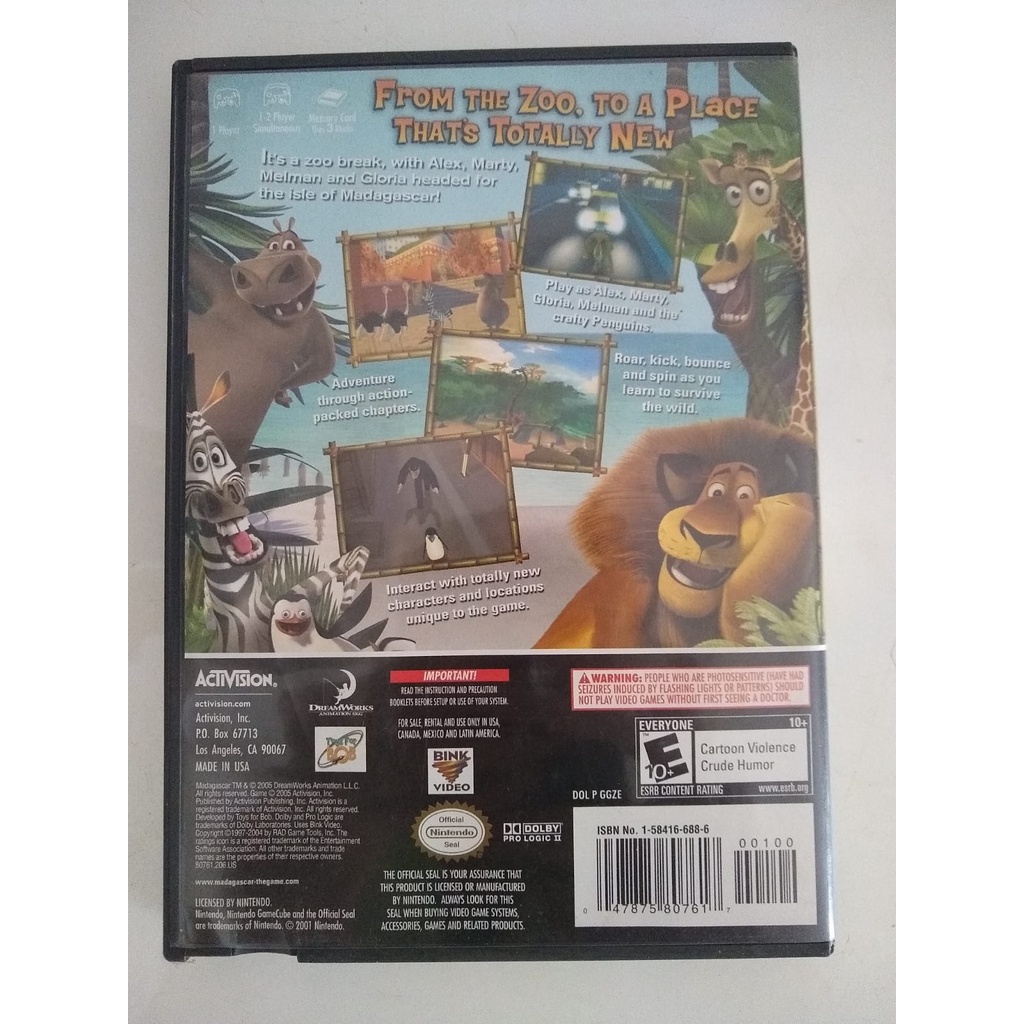 Madagascar gamecube store