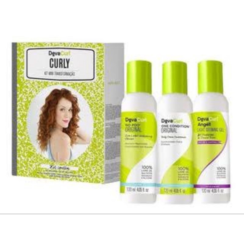 Kit Deva Curly - 3 produtos (sem caixa) | Shopee Brasil