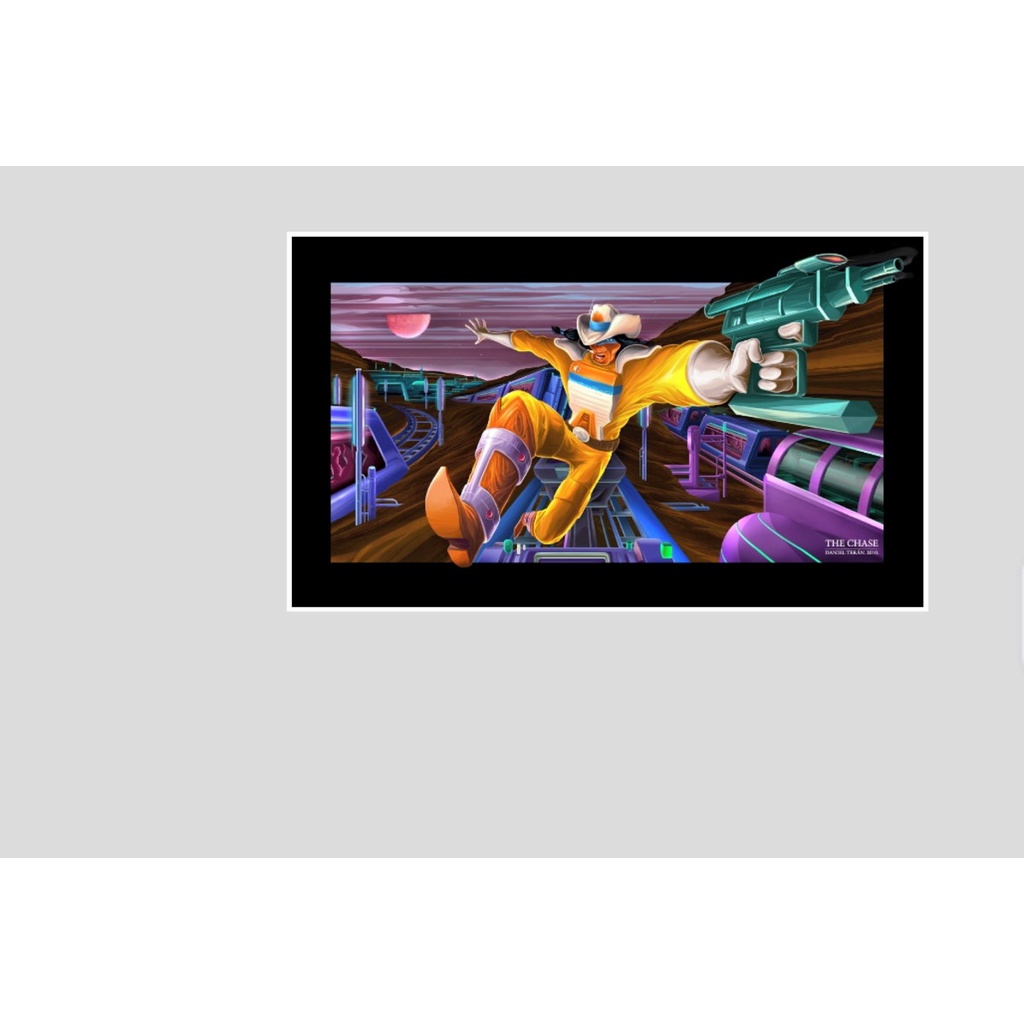 Quadro bravestarr alita cowboy cartoon anos 80 faroeste | Shopee Brasil