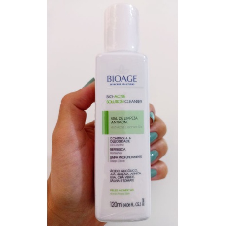 Bio-Acne Solution Cleanser Bioage (120ml) | Shopee Brasil
