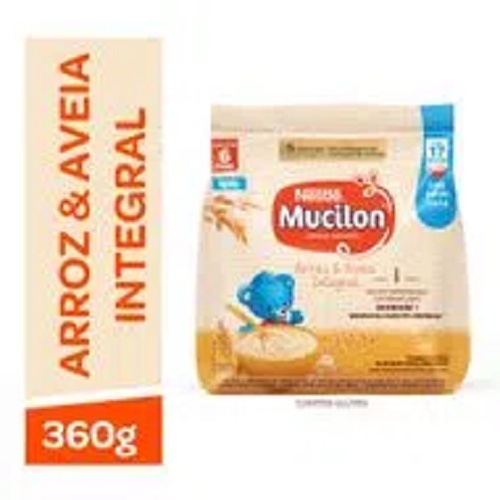 Kit 3 Mucilon Arroz E Aveia Sache 360g | Shopee Brasil