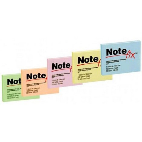 Notas Auto-Adesivas Note Fix 1 Bloco com 100 folhas | Shopee Brasil