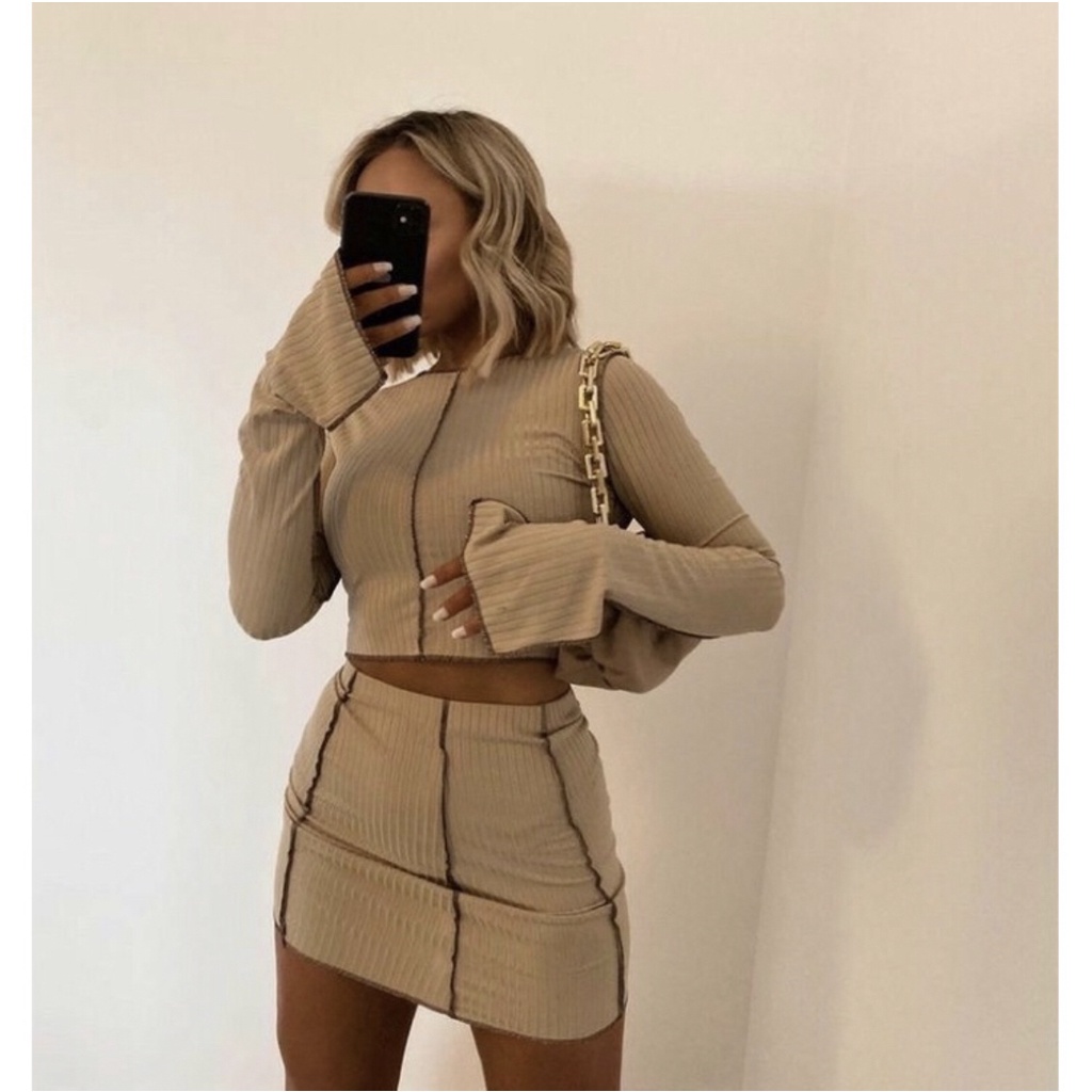 Conjunto Feminino Moda Gringa | Shopee Brasil