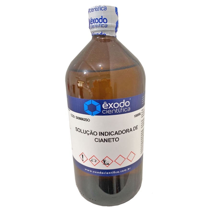 INDICADORA DE CIANETO 1L EXODO | Shopee Brasil