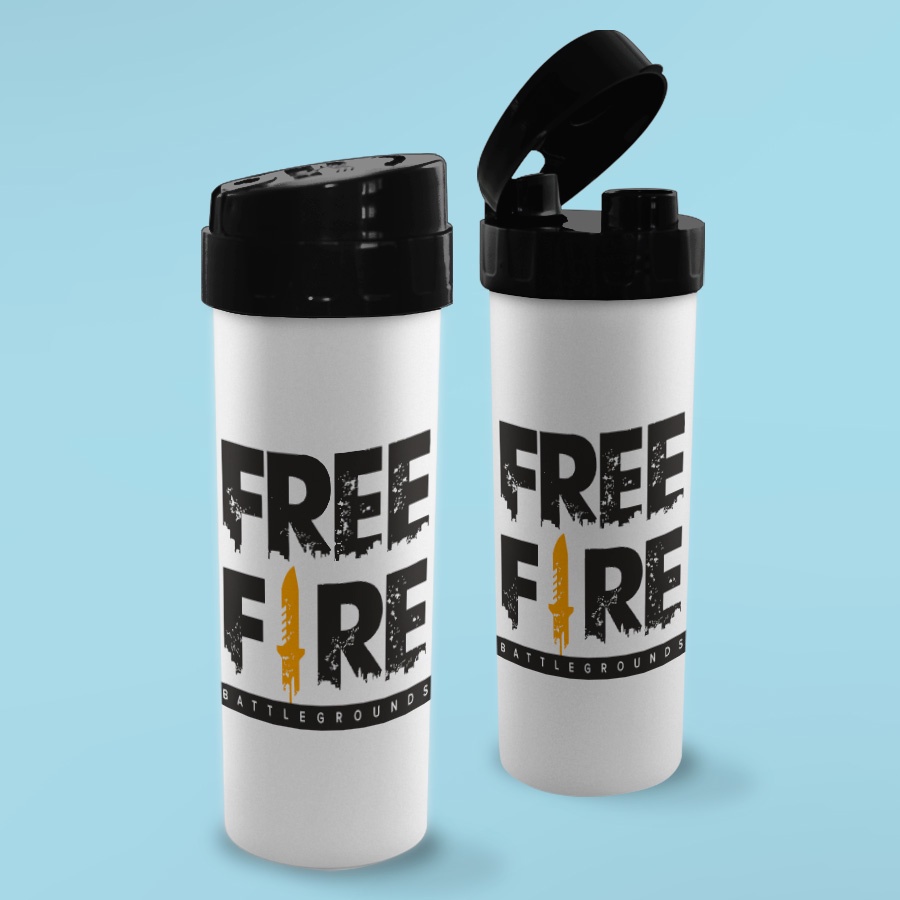 Garrafa ECO Free Fire Battlegrounds | Shopee Brasil
