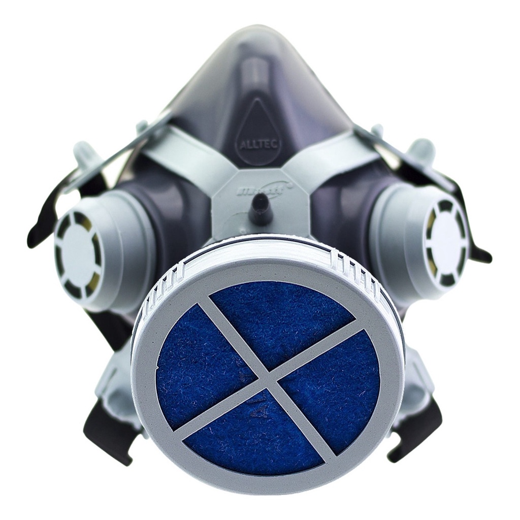 Mascara Facial Respirador Filtro Pff2 Poeiras Nevoas Fumos | Shopee Brasil