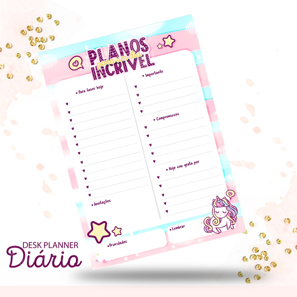 Desk Planner | Shopee Brasil