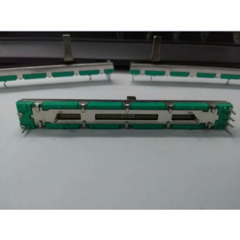 Kit com 12 Potenciometro deslizante 10k X2 D103 75mm Mesa Behringer ...