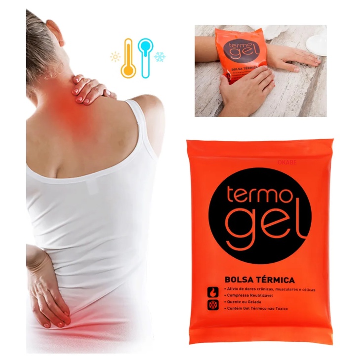 Bolsa Térmica Compressa Água Quente e Fria Termo Gel | Shopee Brasil