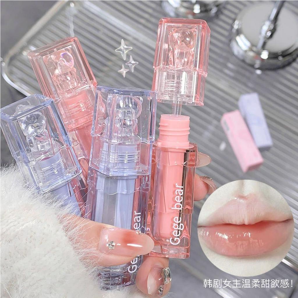 GegeBear Mirror Lip Glaze Nourishing Gloss Hidratante Batom Brilhante ...