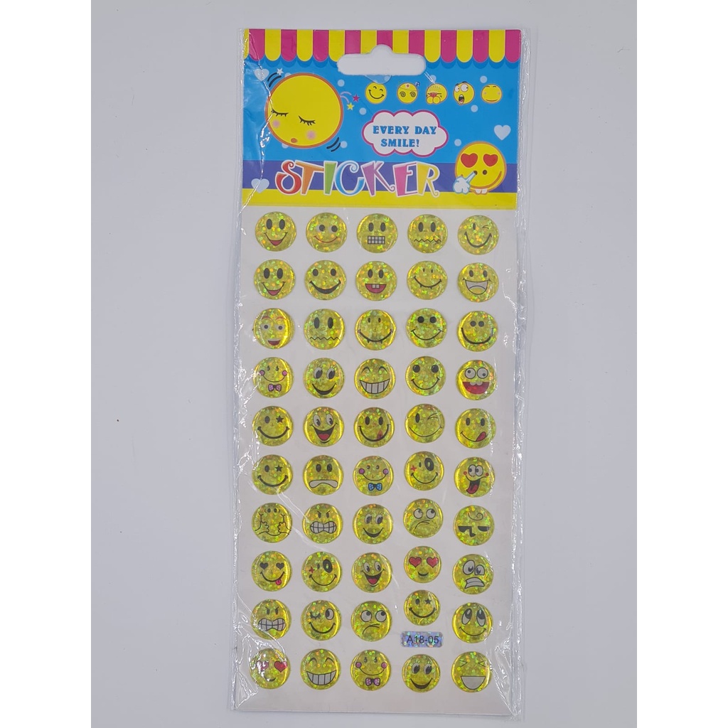 Cartela De Adesivos Emoji Sticker | Shopee Brasil