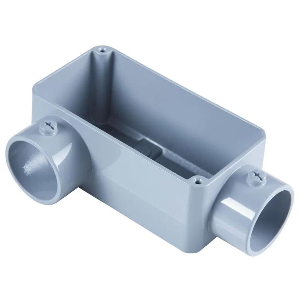 Condulete Pvc Fixo Tipo Lr Cinza 3/4 Sem Vedacao Wetzel | Shopee Brasil