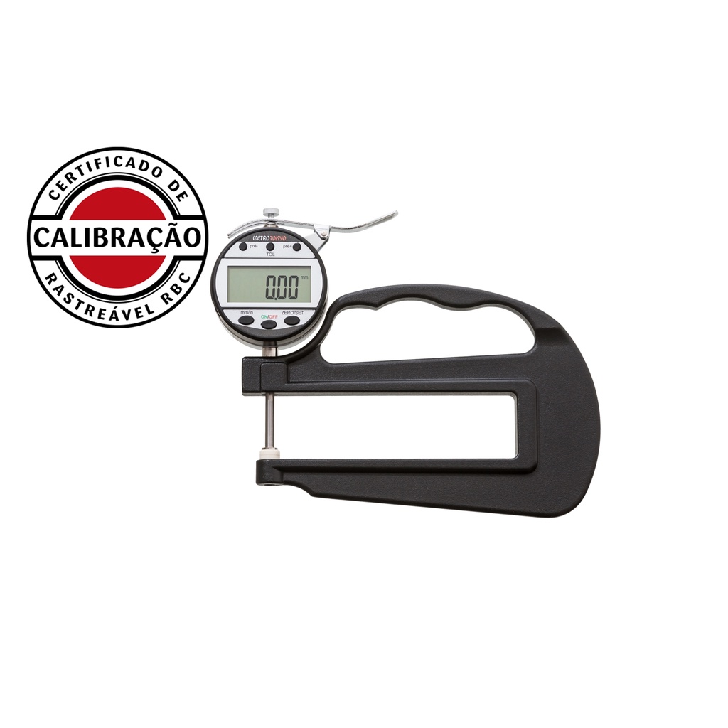 Medidor de Espessura Digital Espessímetro - Metrotokyo - MTK-1345 ...