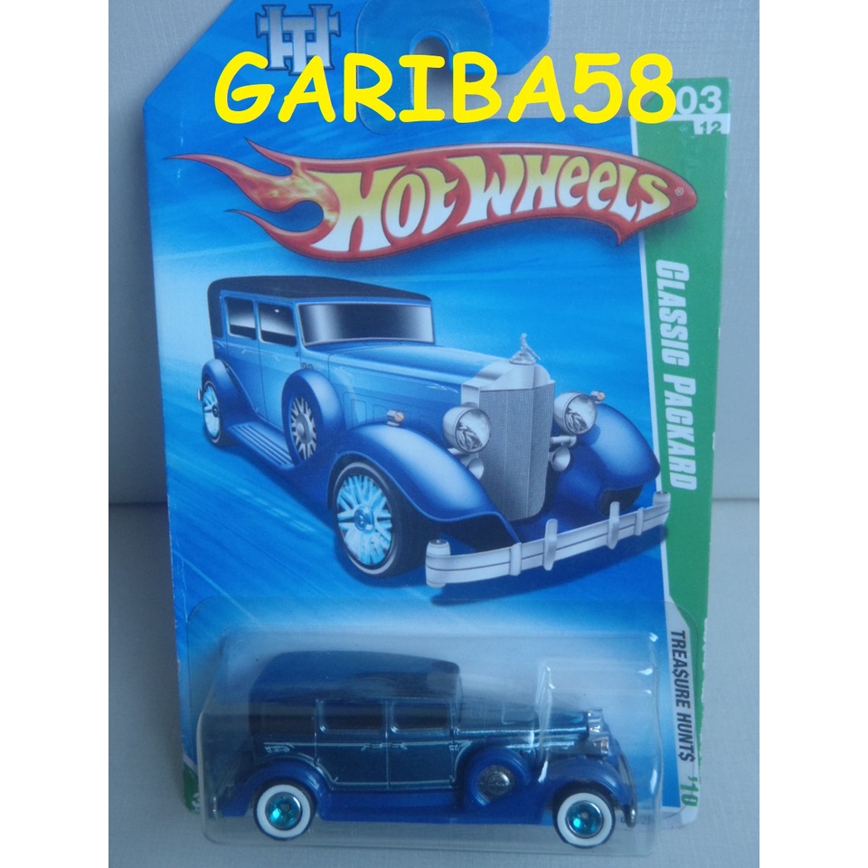 HOT WHEELS CLASSIC PACKARD 2010 SUPER TREASURE HUNT T-HUNTS 03/12 ...