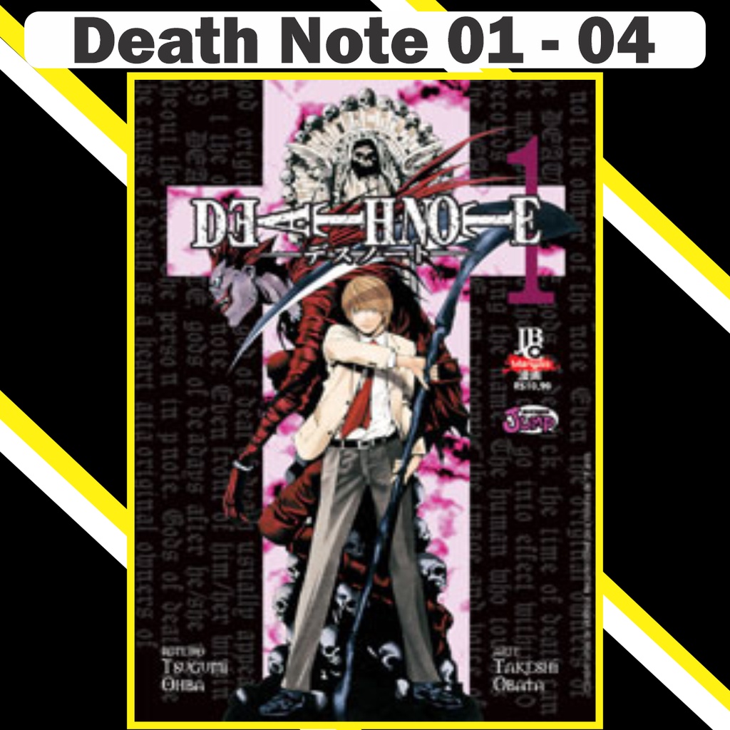 Death Note 01 - 04 - (Seminovo) | Shopee Brasil