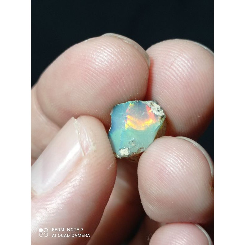 Opala de Fogo Bruta - Ethiopian Fire Opal (África) | Shopee Brasil