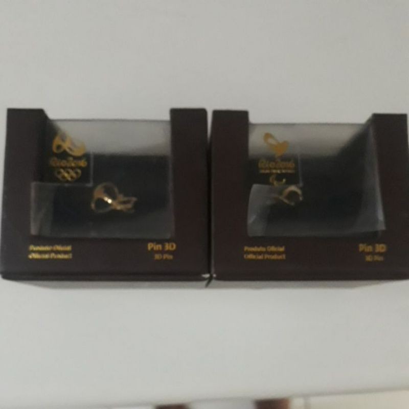 Pins Olimpíadas e Paraolímpiadas Rio 2016 Box Logo 3d - Originais ...