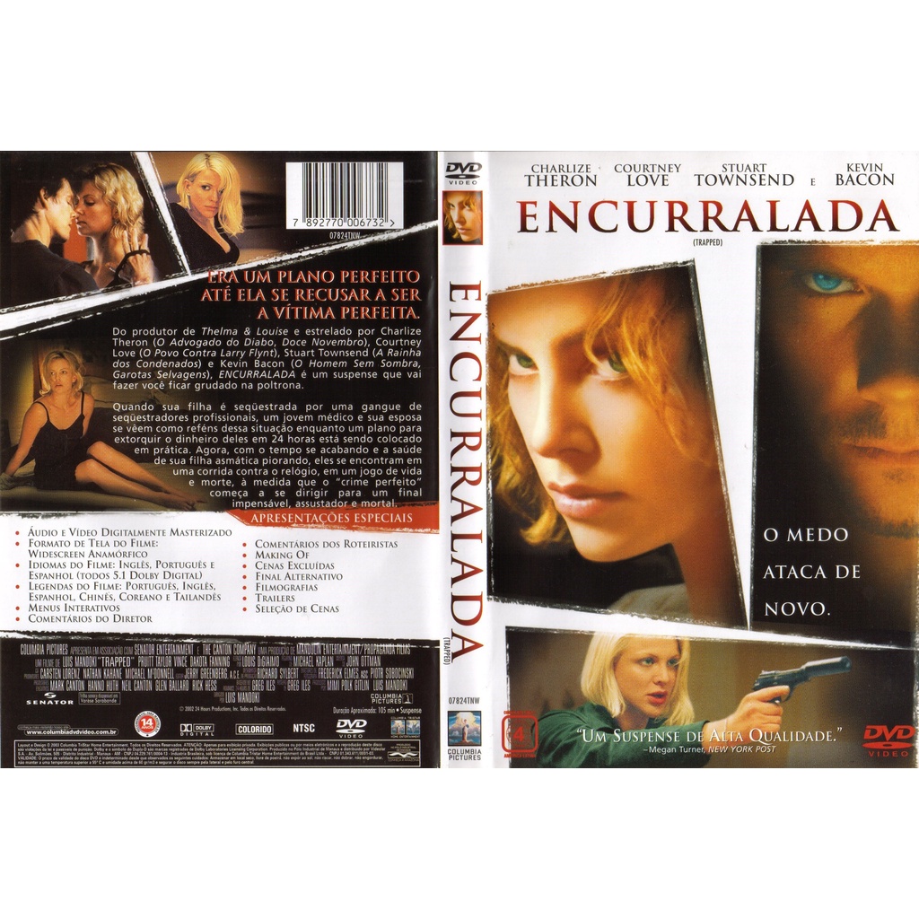 Dvd Encurralada - Kevin Bacon, Charlize Theron - Original | Shopee Brasil