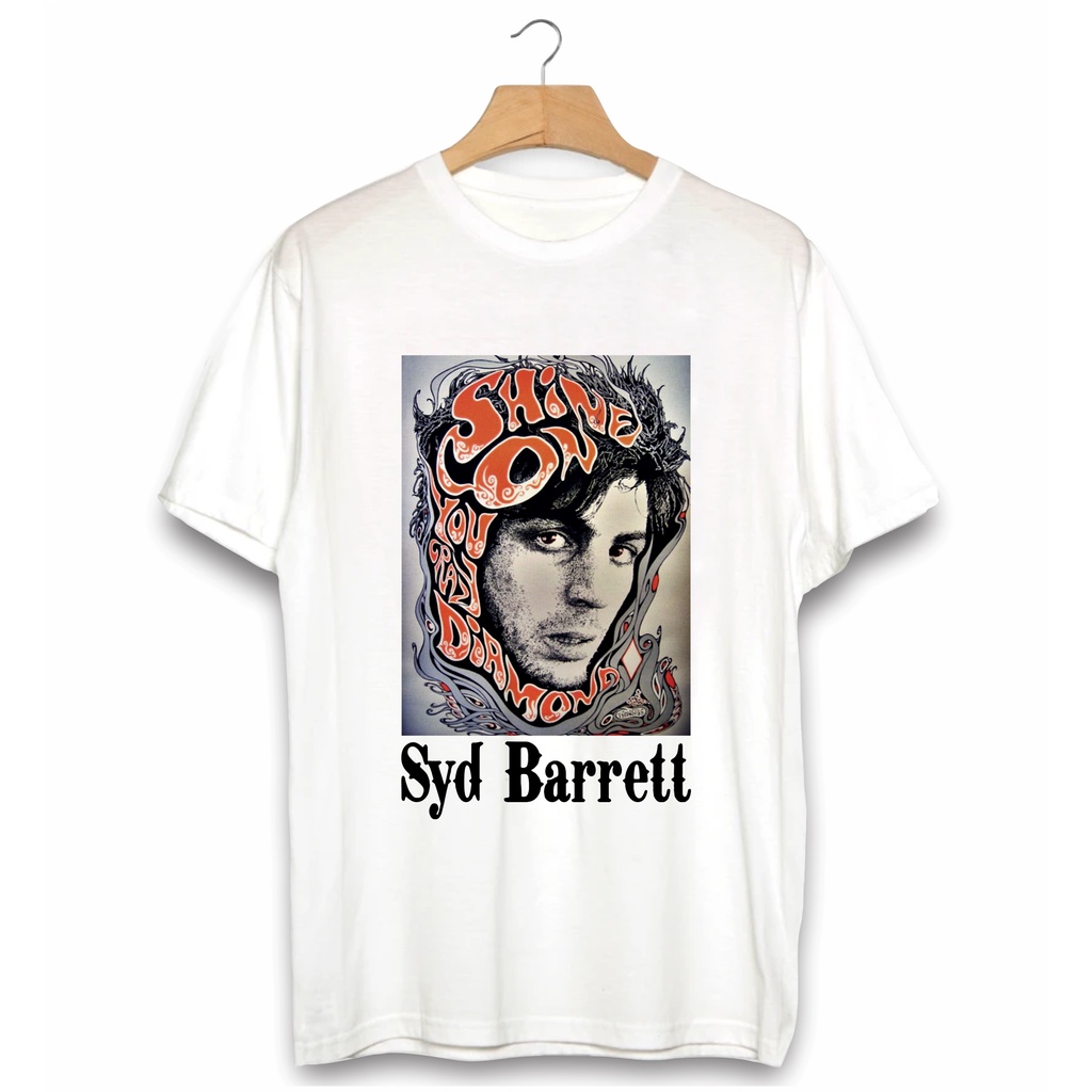 Camiseta Algodão Unissex Syd Barrett C384 | Shopee Brasil