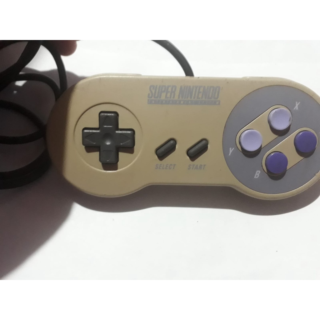 Controle Original Super Nintendo Funcionando 100% - Escorrega o Preço