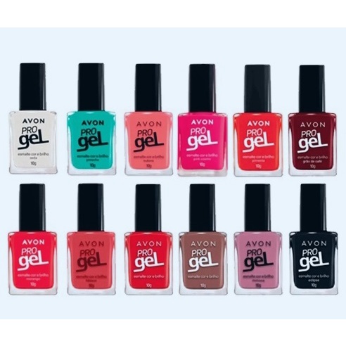 Esmalte Pro Gel Pro color Avon - Cor e Brilho 10G | Shopee Brasil