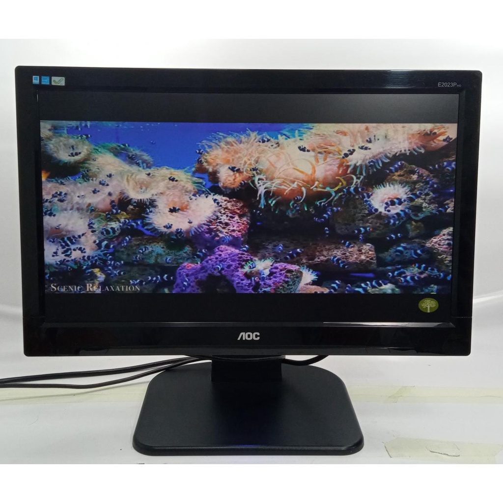 Monitor Aoc Lcd E2023pwd 19,5 Polegadas Preto Usado Z182 | Shopee Brasil
