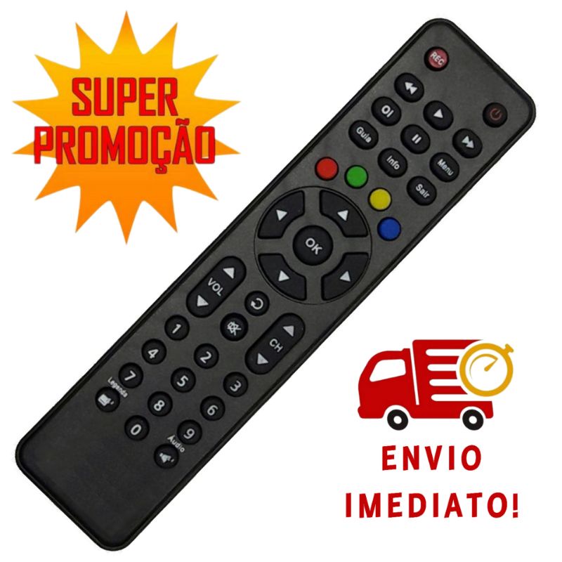 Controle Remoto Oi Tv Hd, Elsys Hd - 7014 | Shopee Brasil