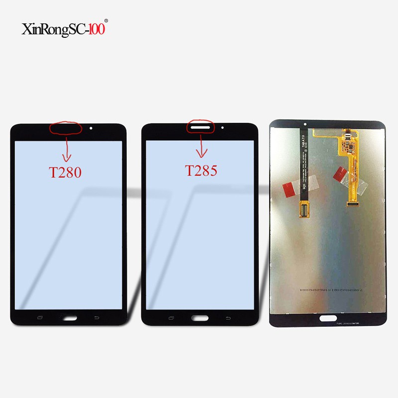 Tela De Vidro Para Samsung Galaxy Tab A6 7.0 A 2016 Lte Sm-T280 Sm-T285 T280 T285 T280C T285C 7 ...