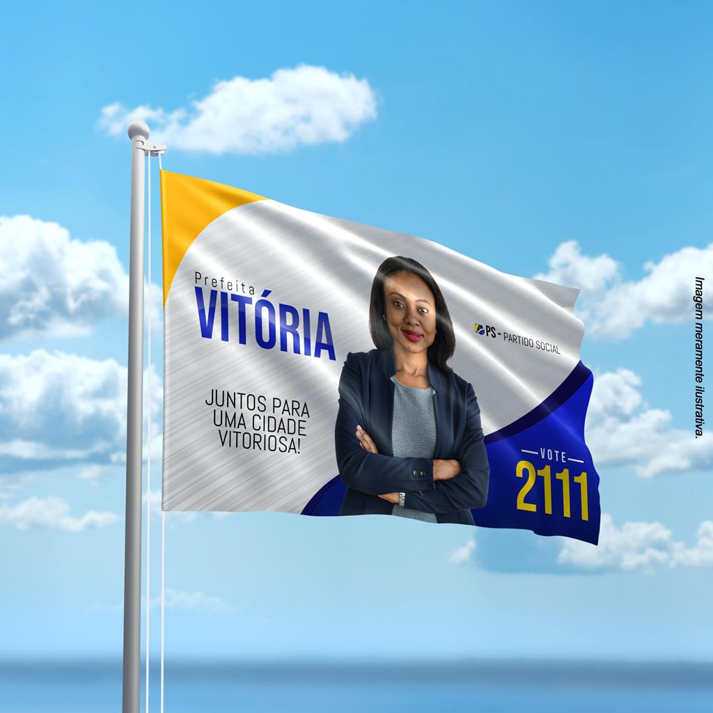 Bandeira Campanha Politica Personalizada Bember Poliester Shopee Brasil