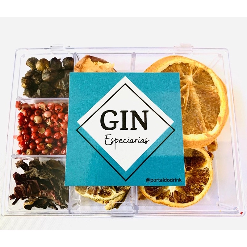 Kit Gin Moment + Cortesia - 06 Especiarias - Drink - Caixa inclusa ...