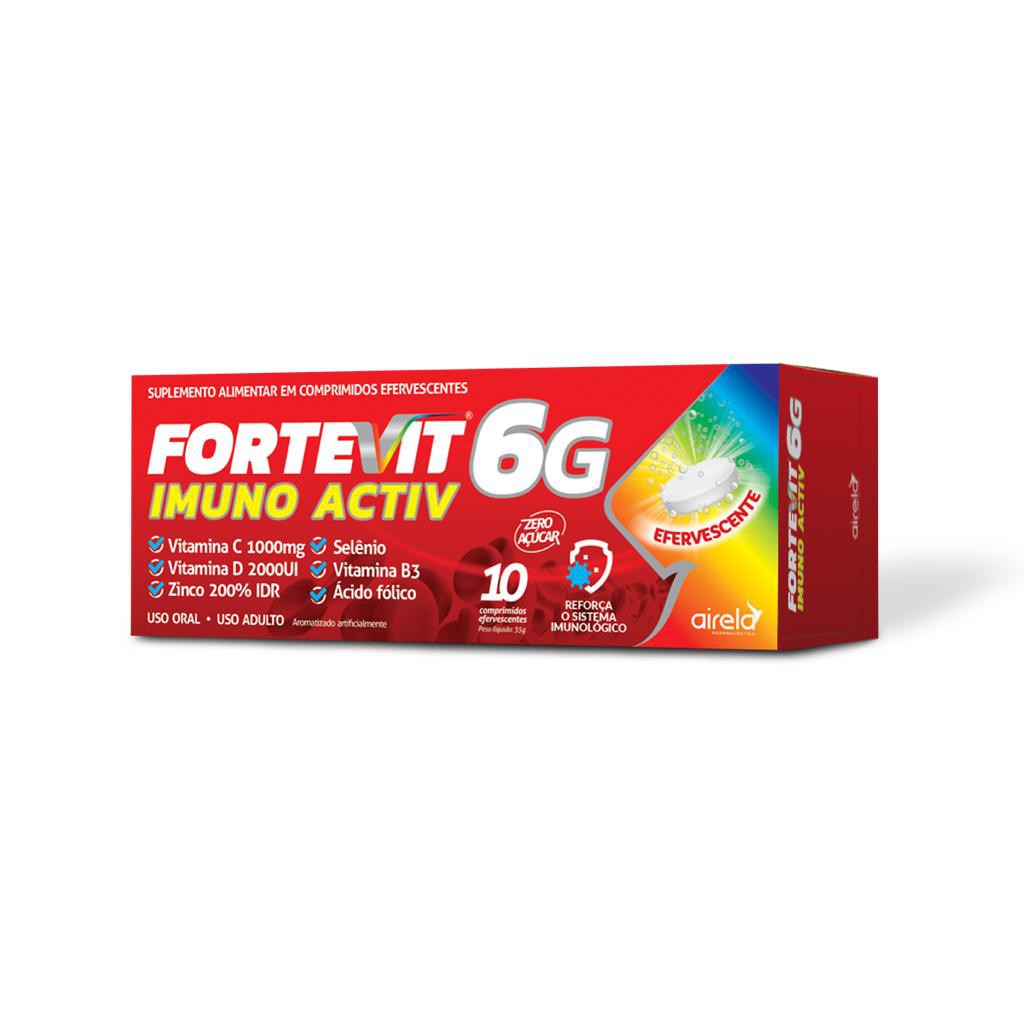 Fortevit 6g Imuno Activ 10 Comprimidos Efervescentes | Shopee Brasil