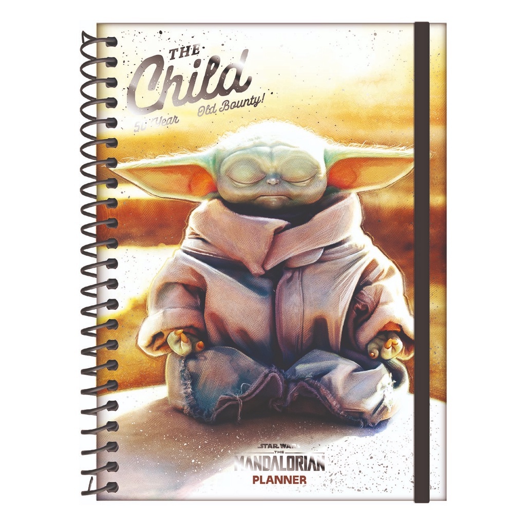 Agenda planner 80 folhas Star Wars The Mandalorian | Shopee Brasil