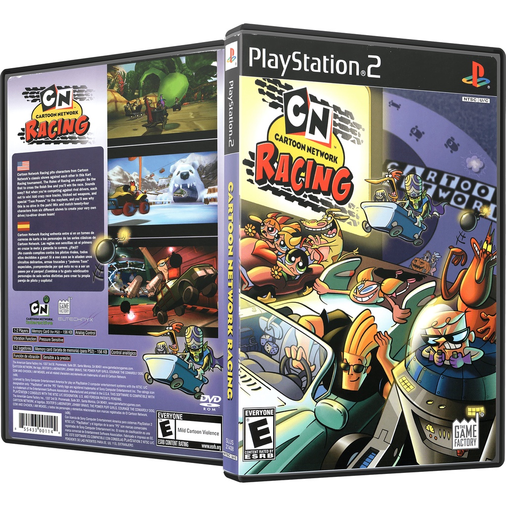 Cartoon Network Racing (USA) para ps2 | Shopee Brasil