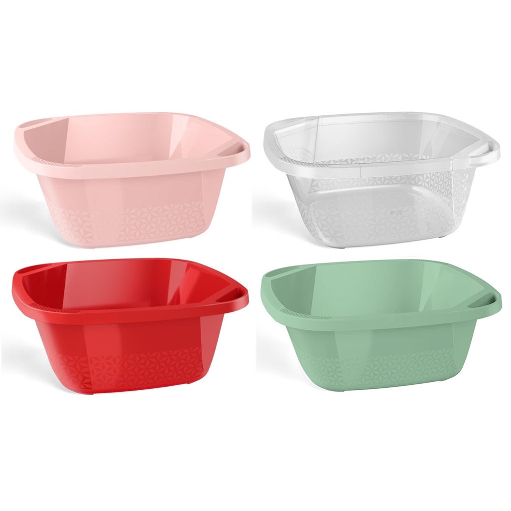 Bacia Plastica de 14 Litros Plastico de Alta Qualidade e Lindas Cores ...