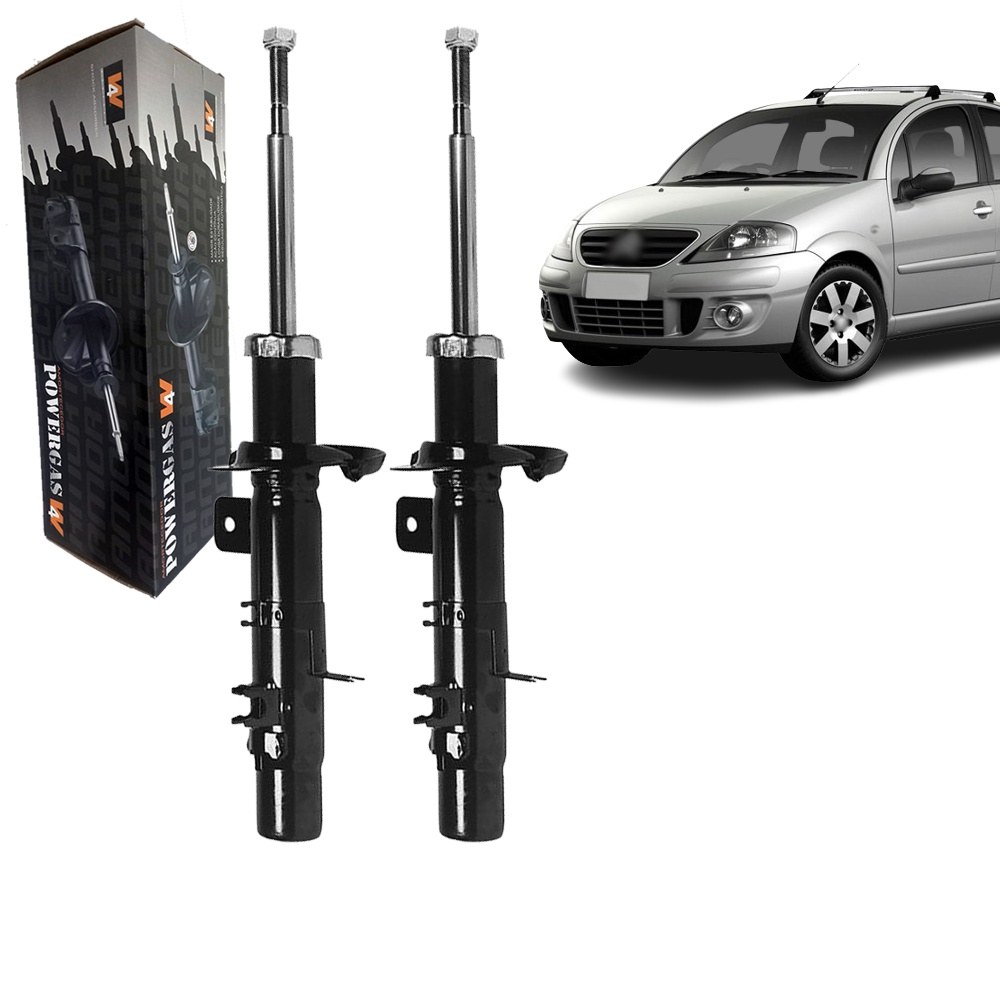 Par Amortecedor Dianteiro Citroen C3 2003 até 2012. Powergas - Melhora ...