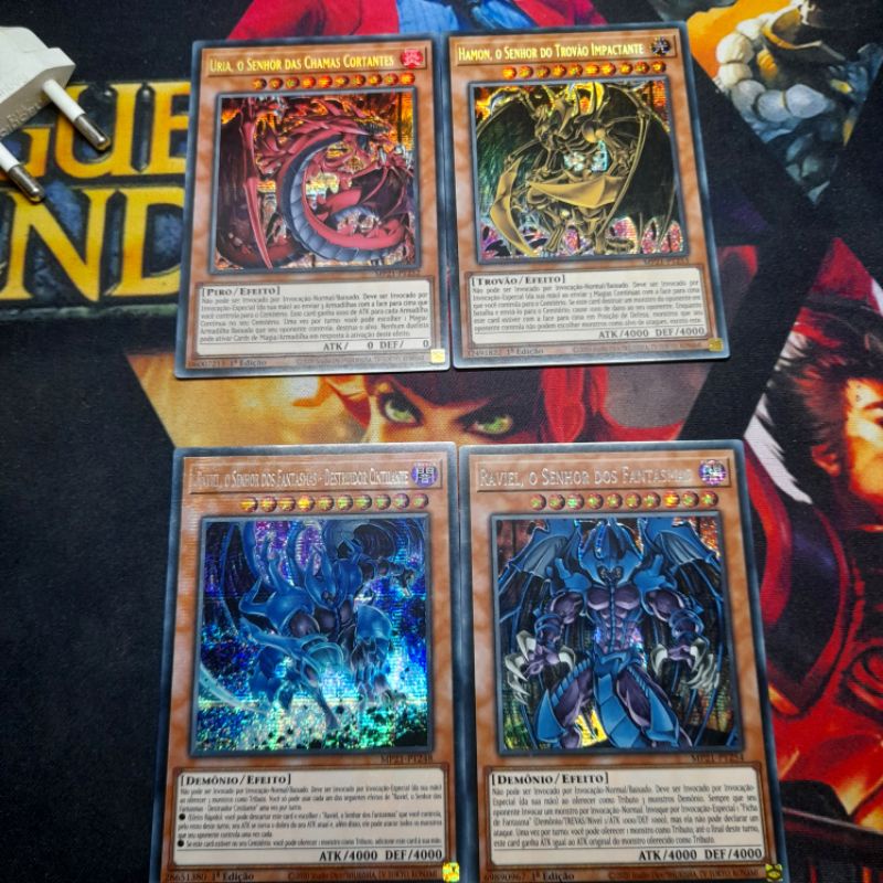 Trio de Feras Sagradas Uria, Hamon e Raviel + Raviel Arte Alternativa ...