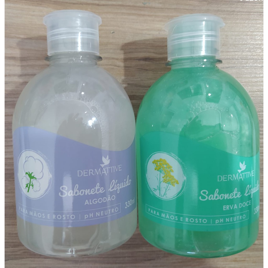 Sabonete líquido para mãos e rosto 330 ml marca Dermattive | Shopee Brasil