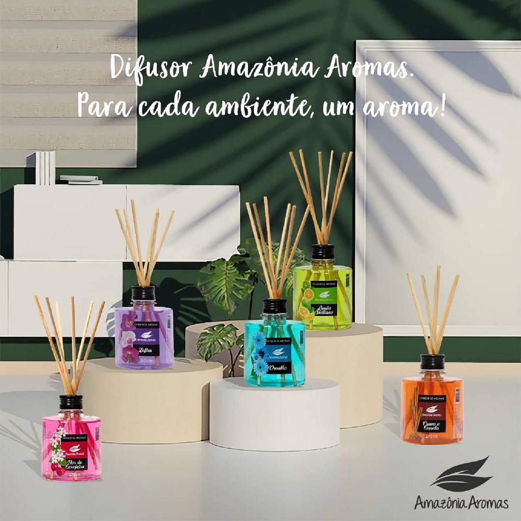Difusor de aromas Orvalho - Amazônia Aromas | Shopee Brasil