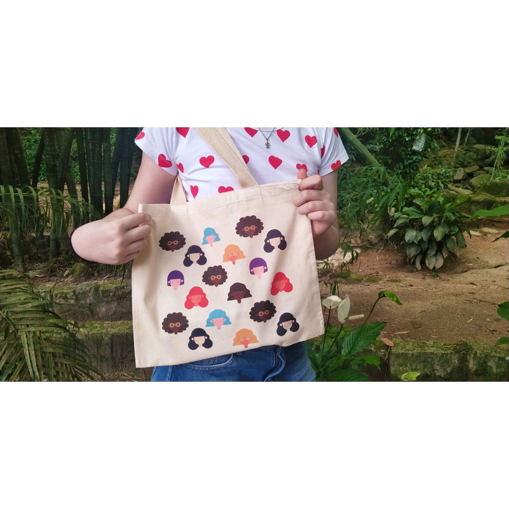 Ecobag Girls 100% Algodão | Shopee Brasil