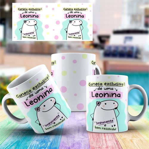 Caneca Porcelana - Caneca Exclusiva De Uma Leonina Flork | Shopee Brasil