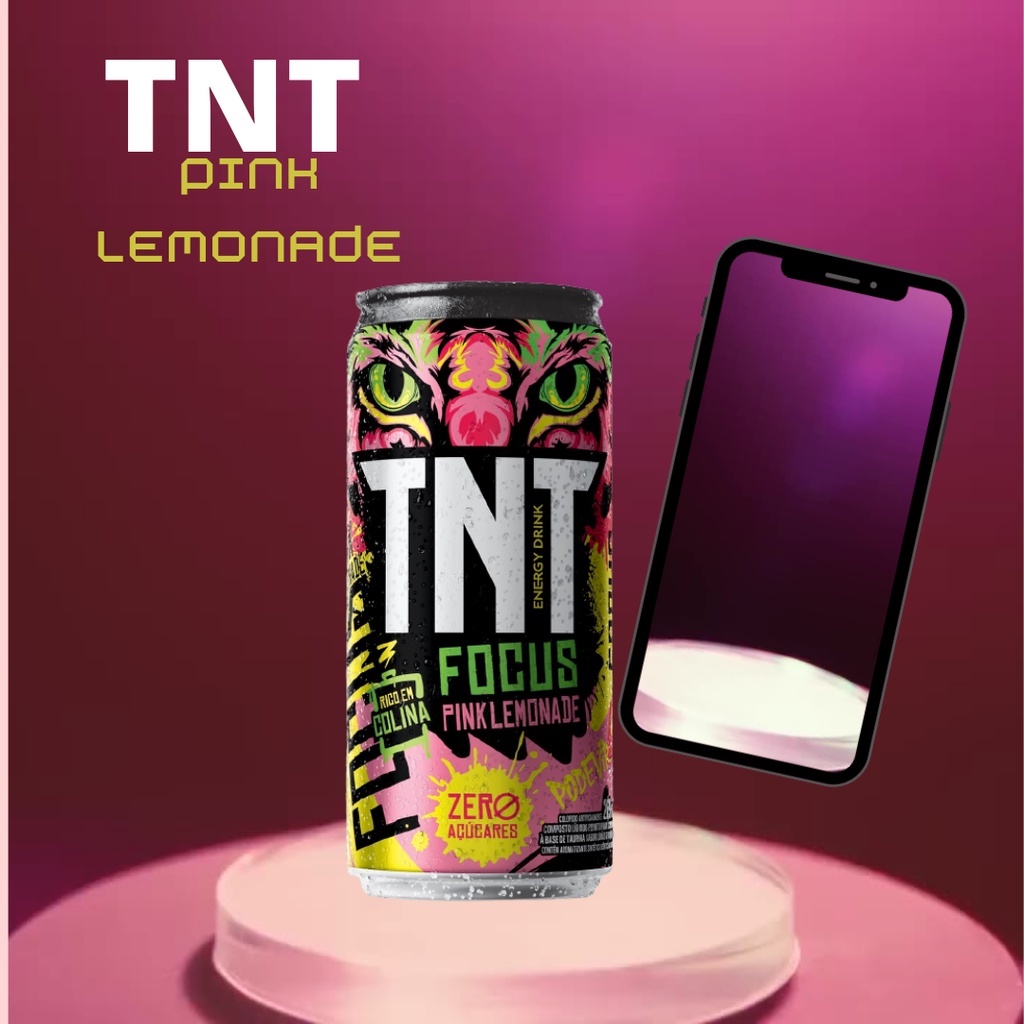 Energetico TNT novo Sabor Pink Limonade Lata 269ml | Shopee Brasil