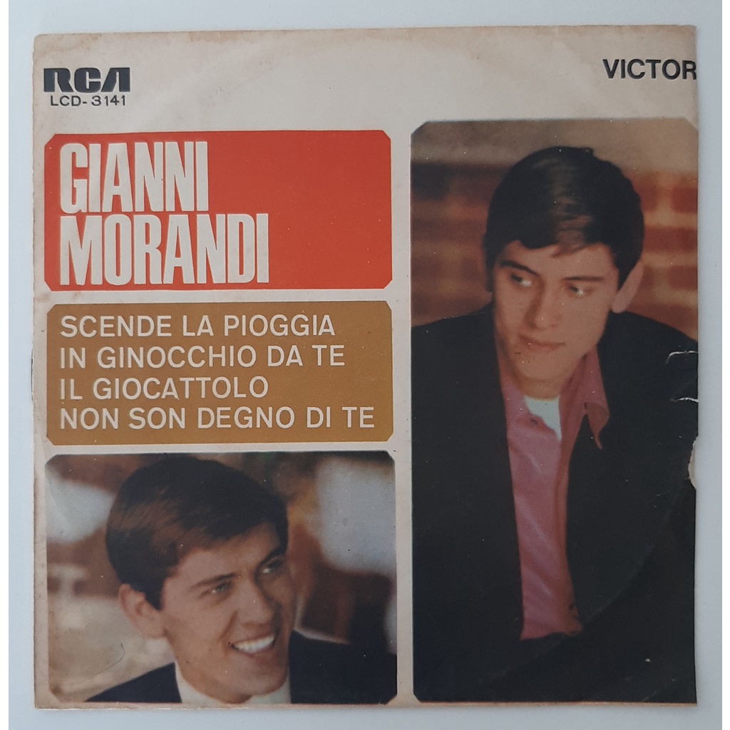Lp Compacto Gianni Morandi Scende La Pioggia Shopee Brasil
