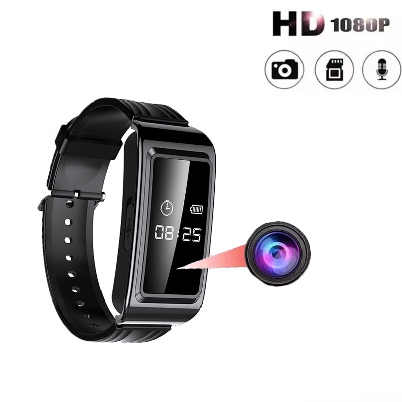 1080P HD Smart Watch Mini Câmera De Pulso Gravação De Vídeo De ...