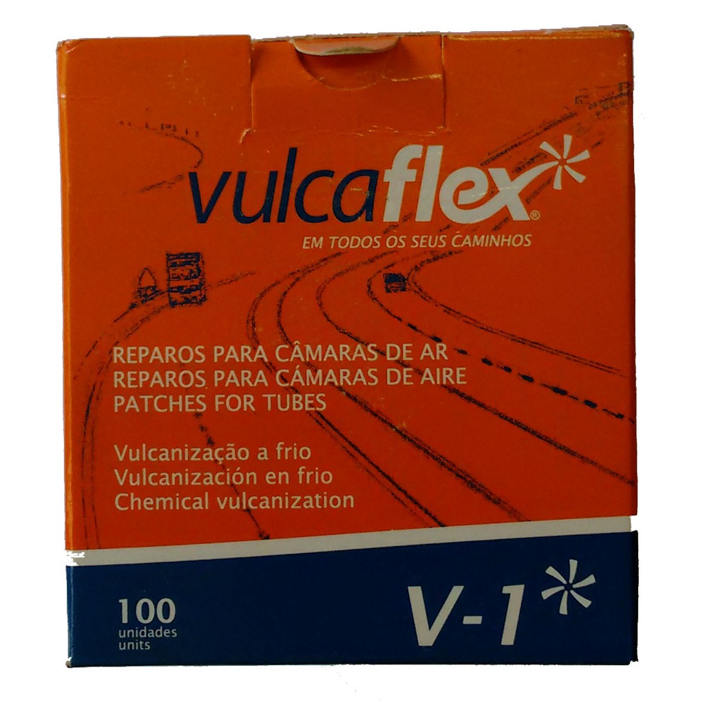Caixa Reparo a Frio V- 01 40mm Vulcaflex 100 unidades | Shopee Brasil