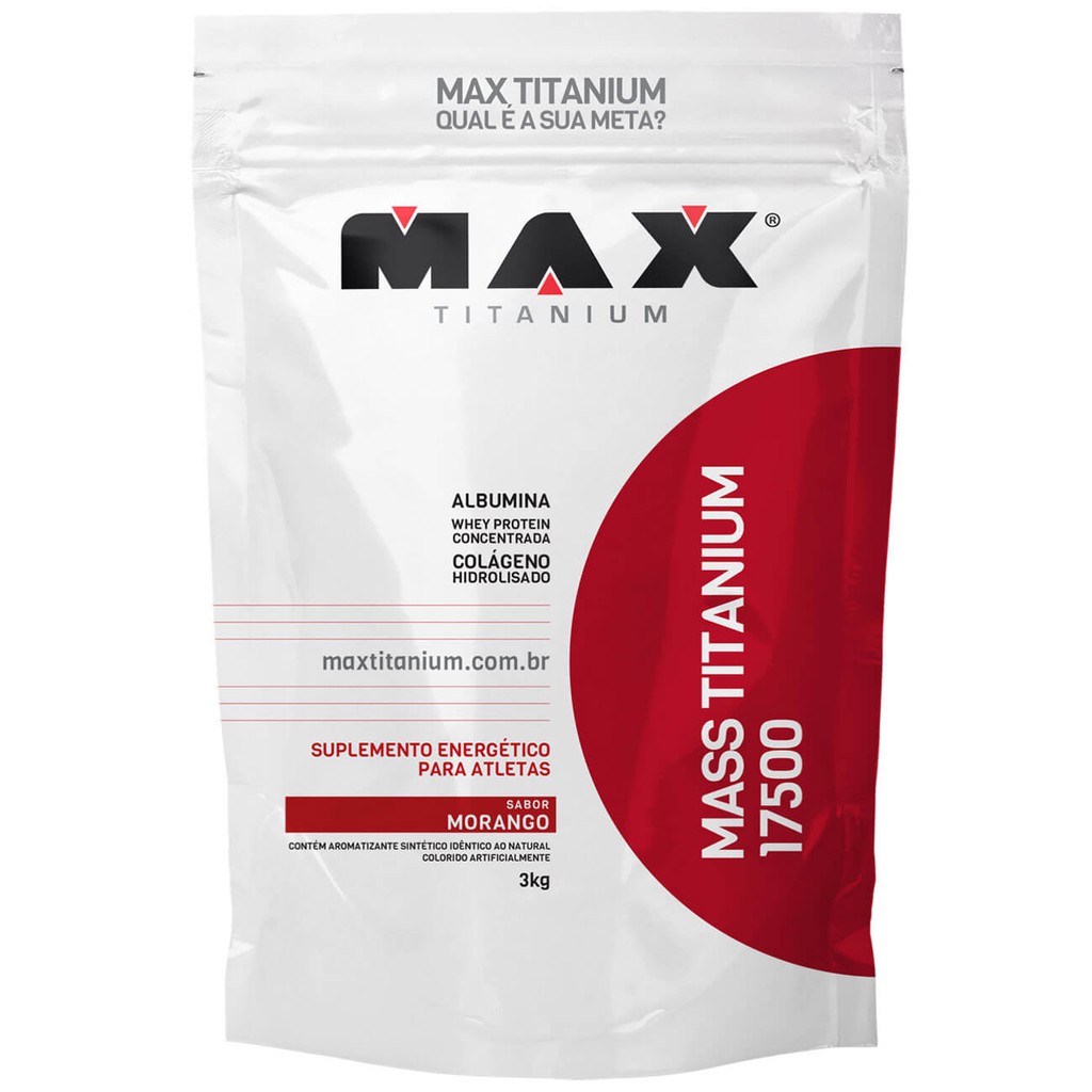 Massa 3kg 17500 Suplemento Academia Muscular Hipercalorico Mass Max ...