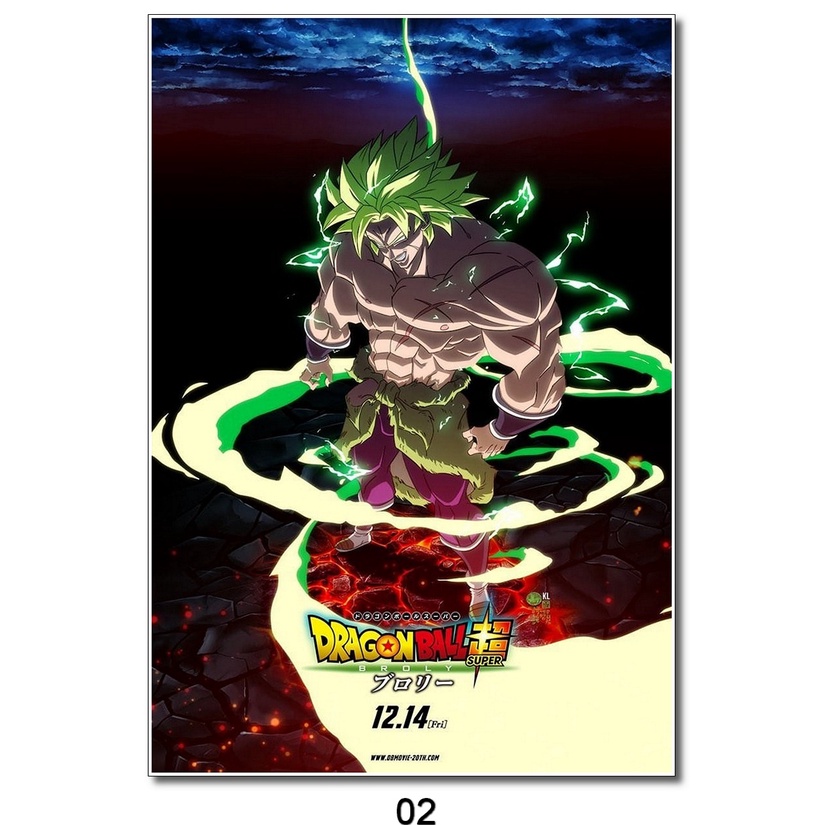 Poster Anime 02 Dragon Ball Super - Broly | Shopee Brasil
