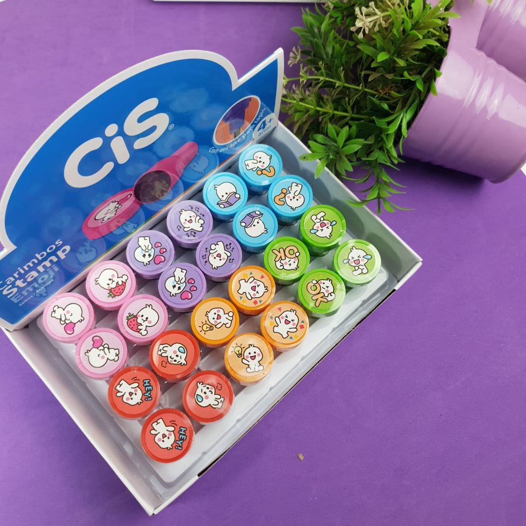 Carimbo Infantil Pedagógico Emoji CIS Stamp Unidade | Shopee Brasil