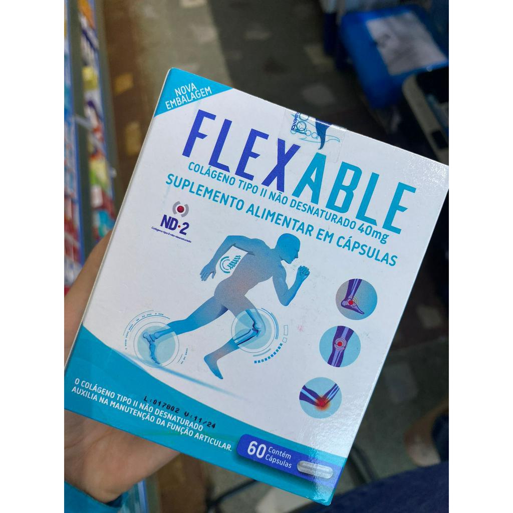 FLEXABLE COLÁGENO TIPO II NÃO DESNATURADO 40MG | Shopee Brasil