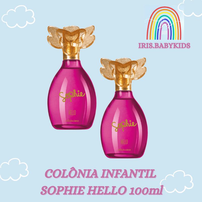 Colônia Infantil Sophie Hello 100ml Oboticario *ler descrição ...
